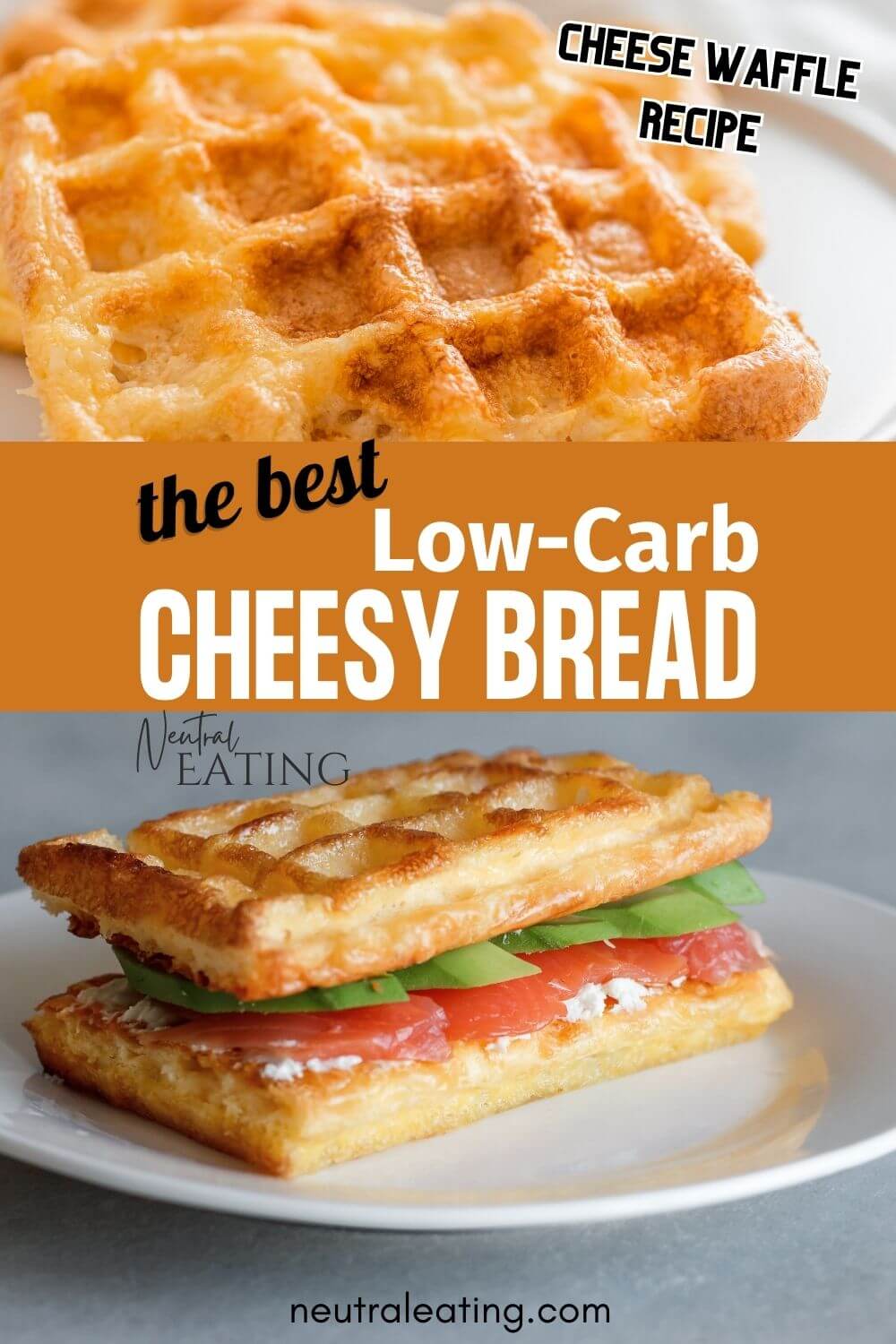 2 Ingredient Cheesy Bread (Chaffle Recipe) - Neutral Eating