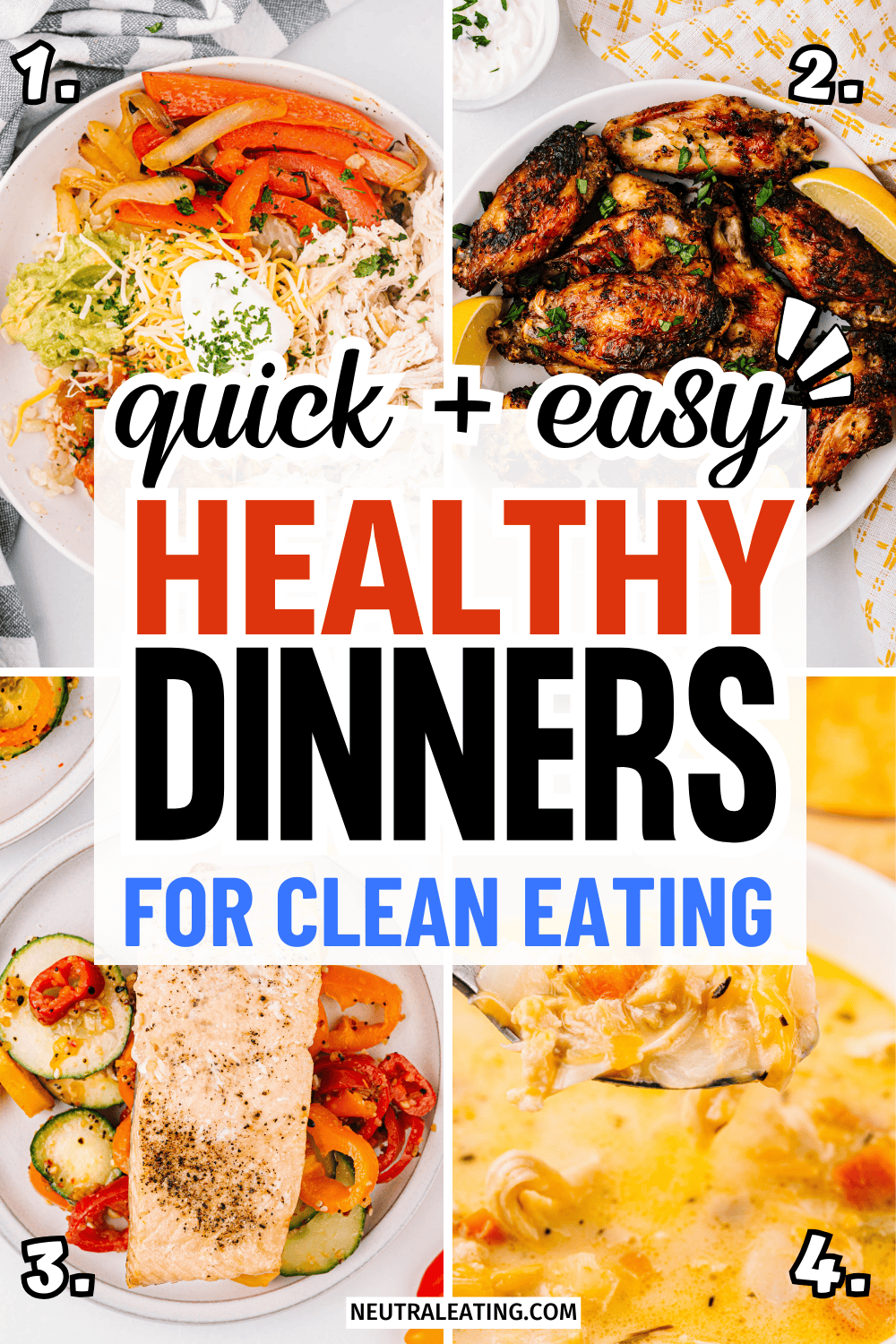 20 Healthy Dinner Recipes - Neutral Eating