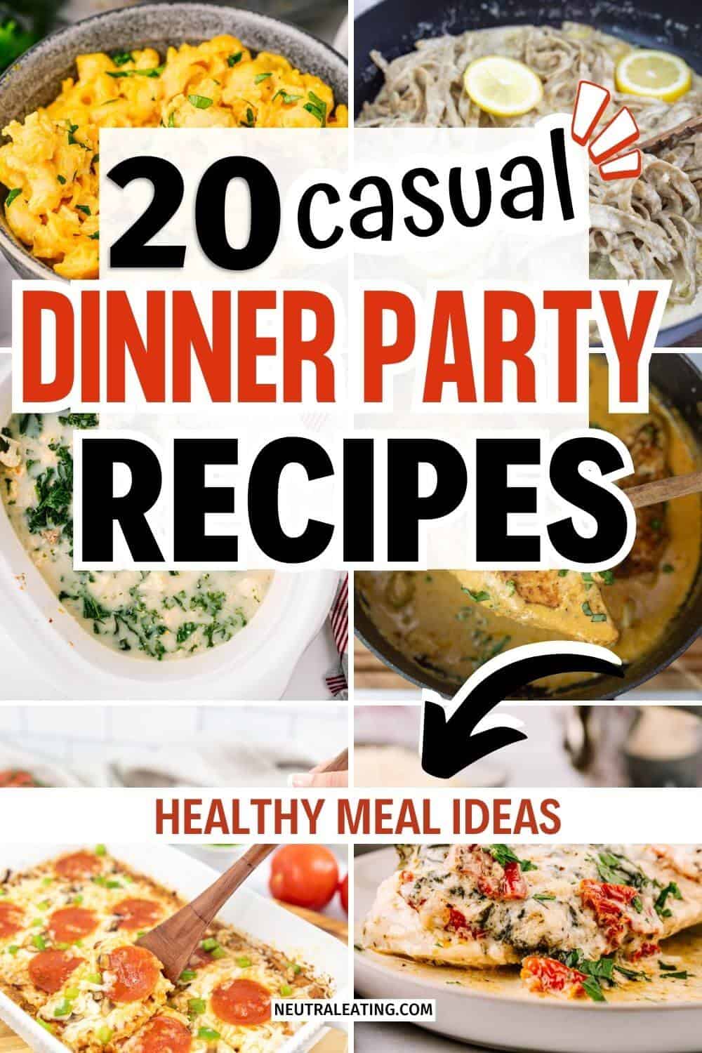 20 Easy Dinner Party Menu Ideas - Neutral Eating