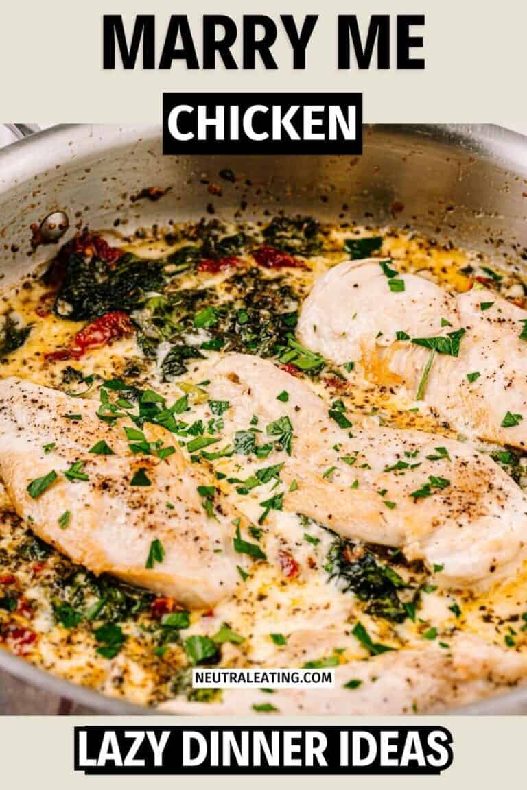 20 Lazy Dinner Recipes - Neutral Eating