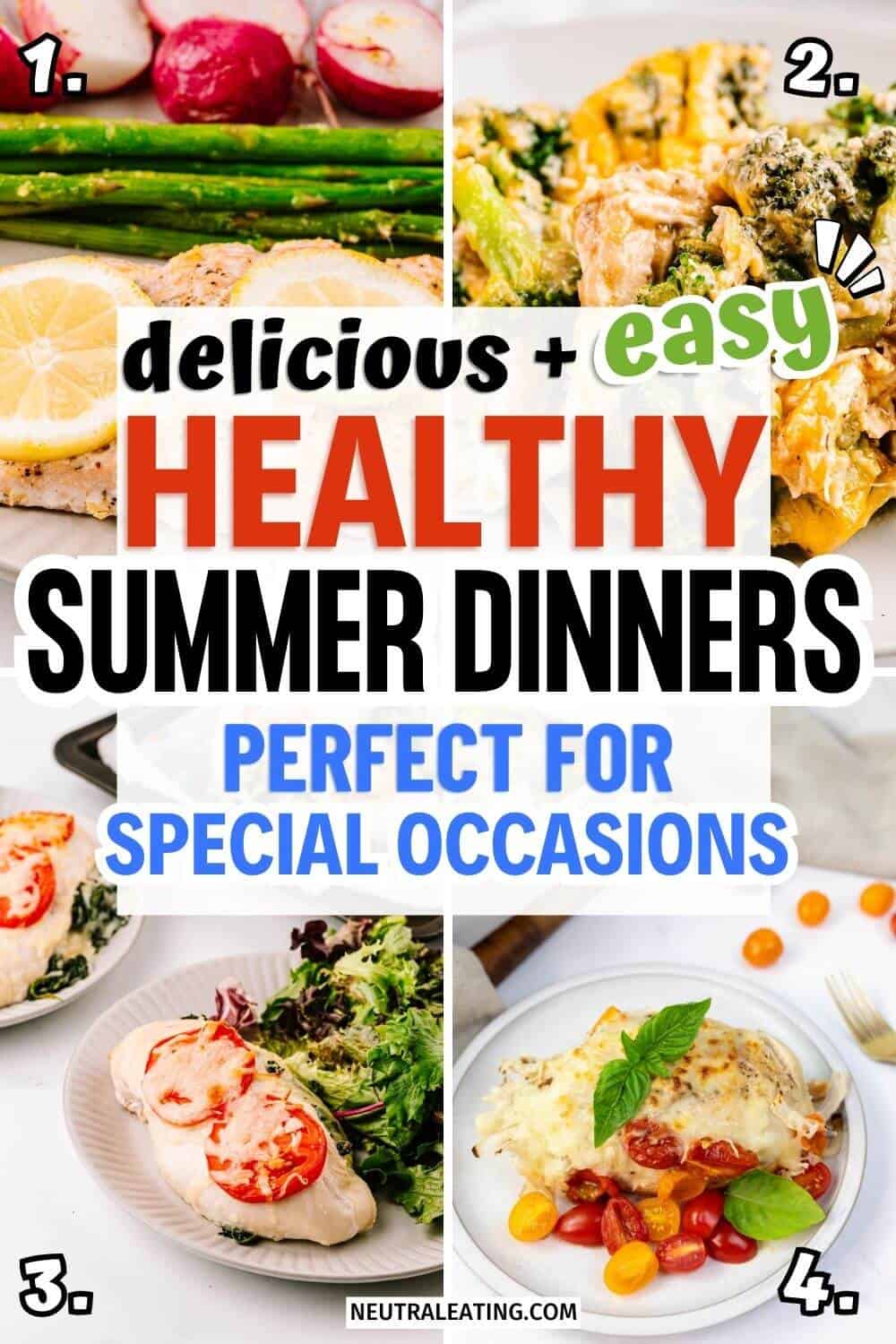 20 Easy Summer Dinners - Neutral Eating