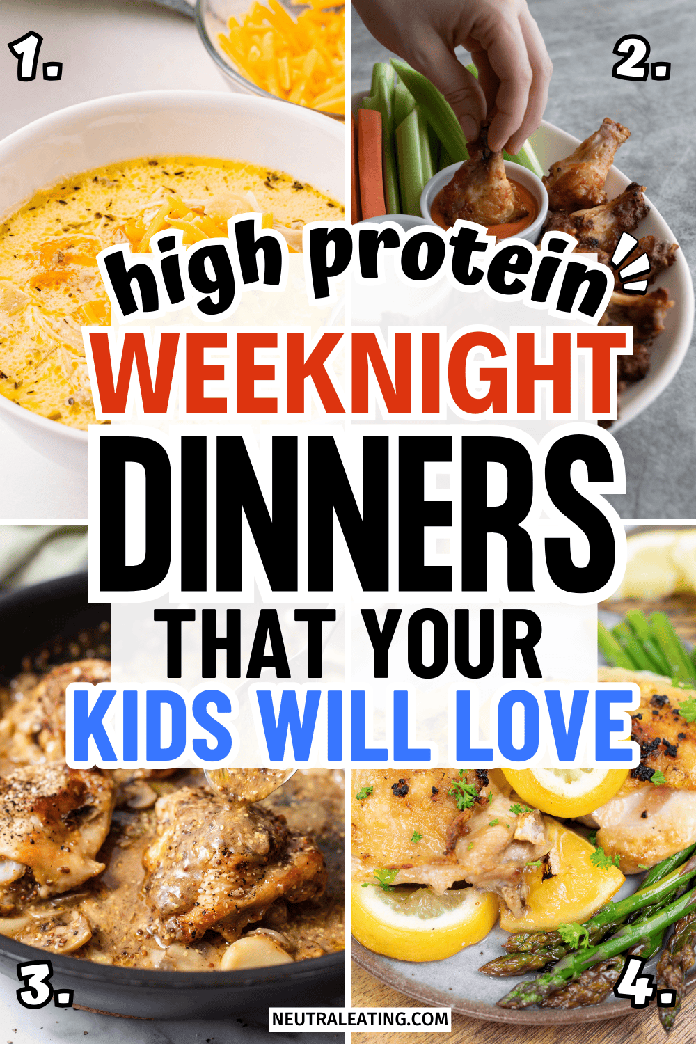 20 High Protein Dinner Recipes - Neutral Eating