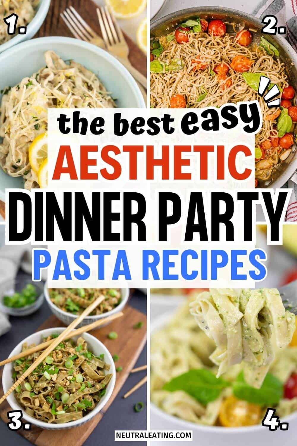20 Aesthetic Dinner Party Recipes - Neutral Eating