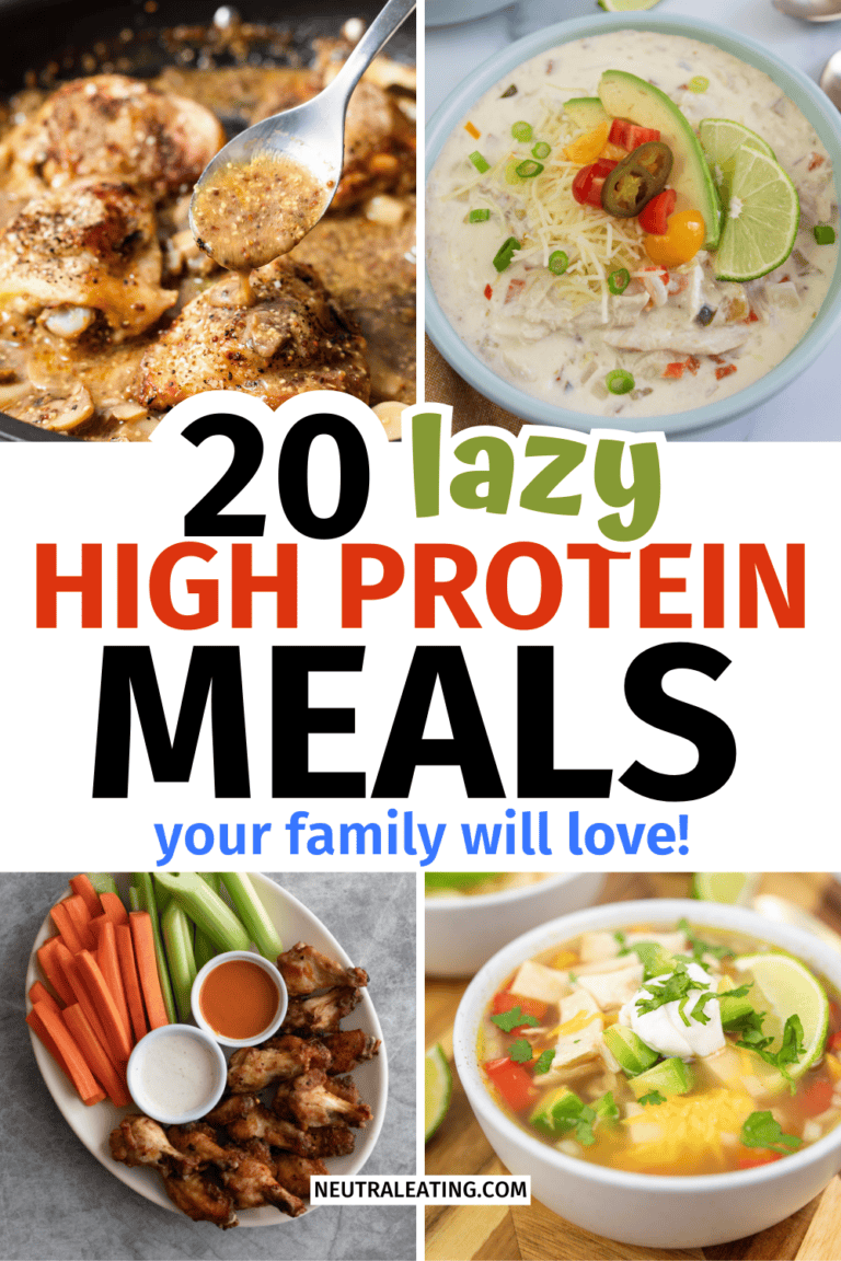 20 High Protein Dinner Recipes - Neutral Eating