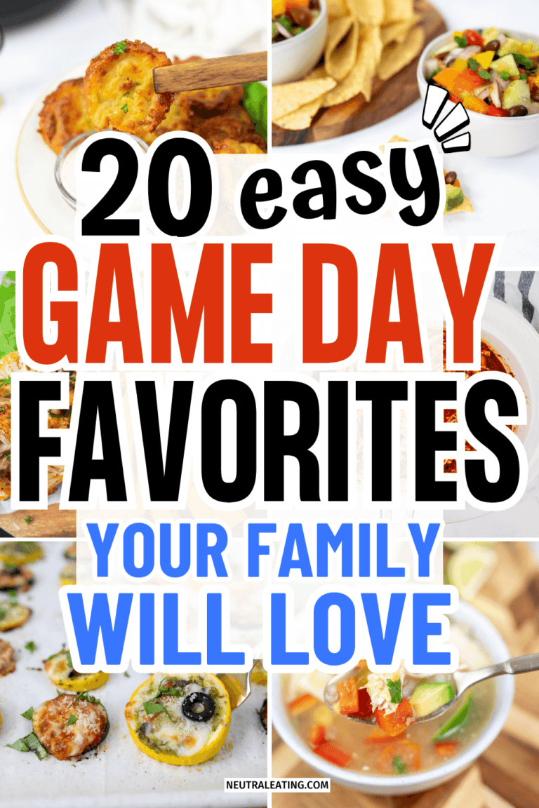 20 Easy Game Day Foods - Neutral Eating