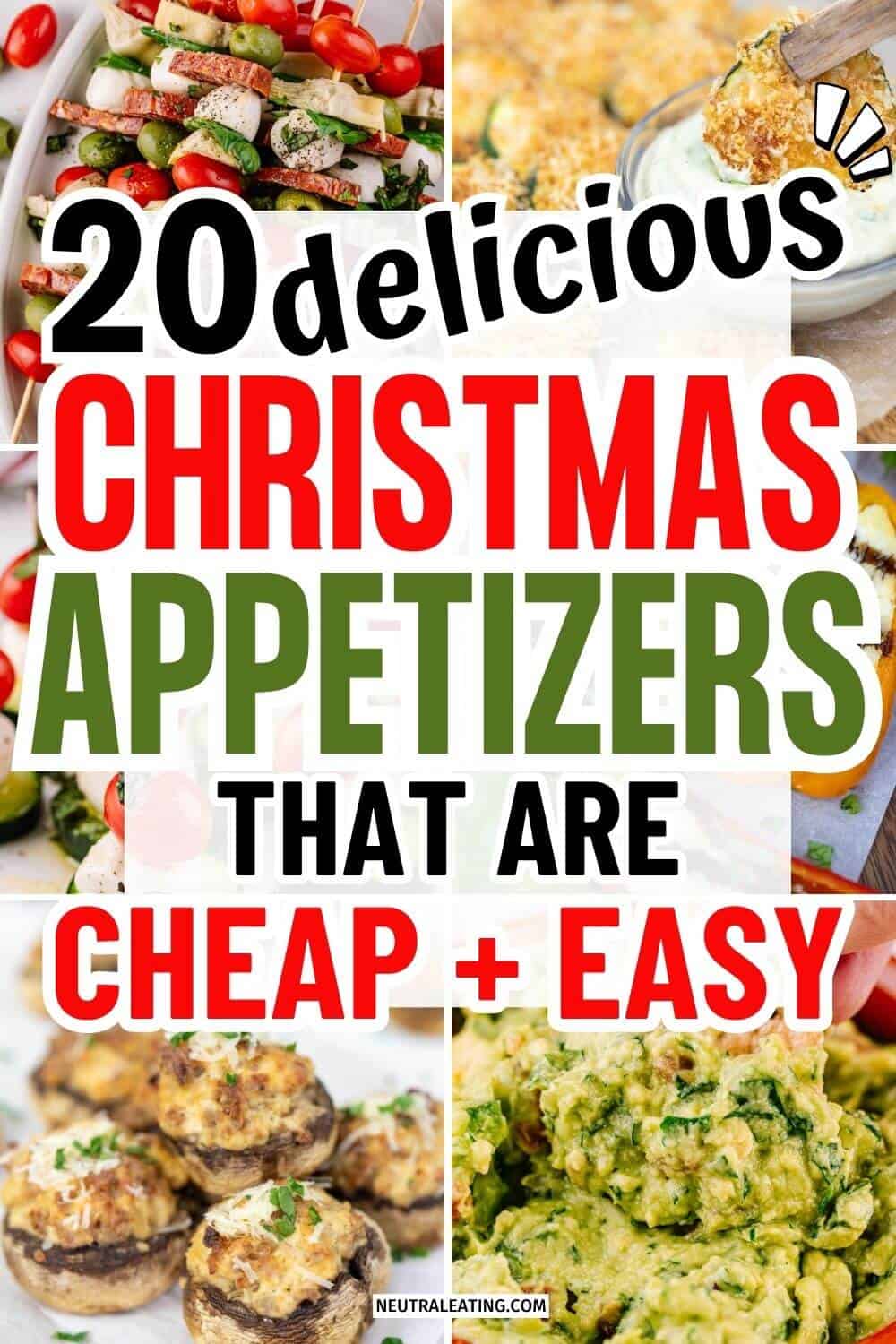 20+ Easy Christmas Appetizers - Neutral Eating