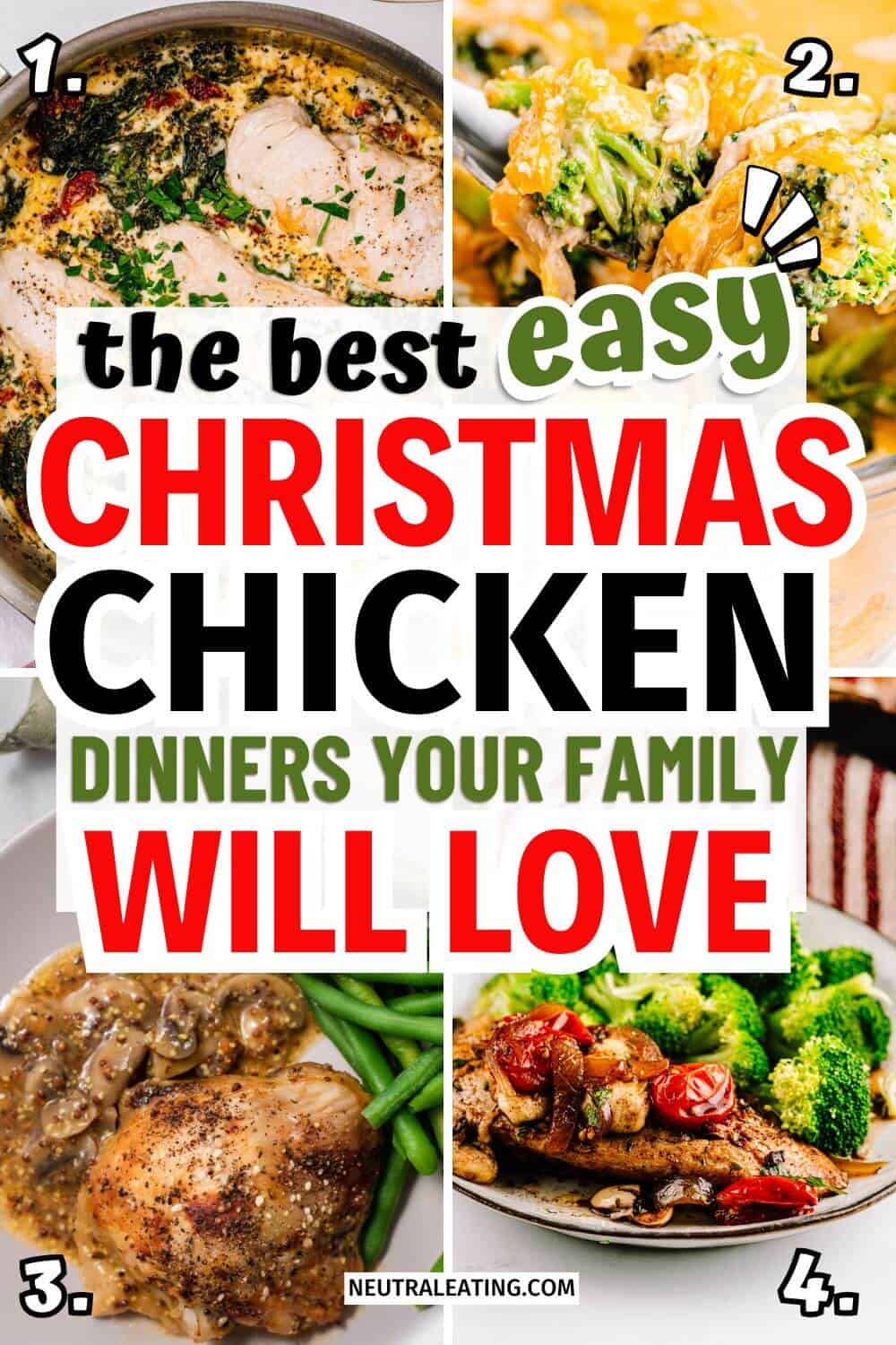 20 Easy Christmas Dinners - Neutral Eating