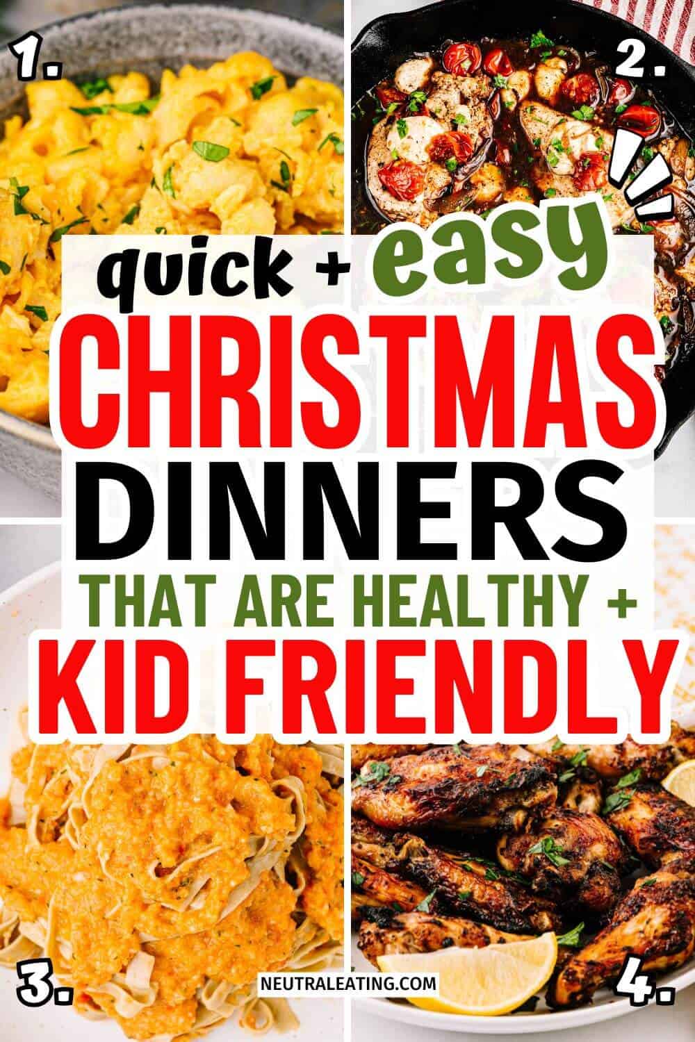 20 Easy Christmas Dinners - Neutral Eating