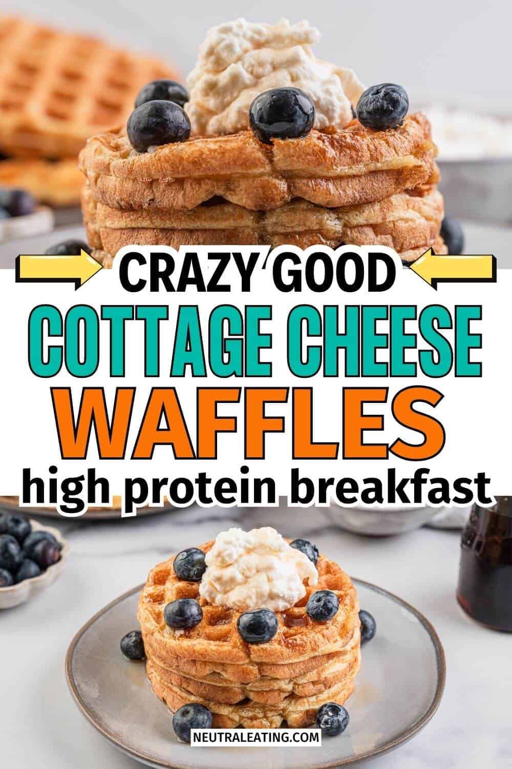 Cottage Cheese Waffles - Neutral Eating