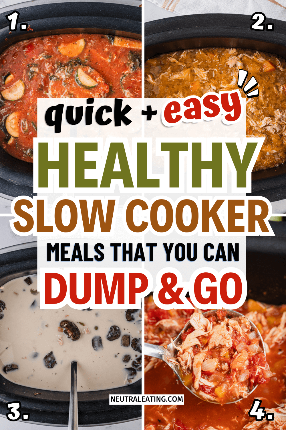 20 Easy Slow Cooker Recipes - Neutral Eating