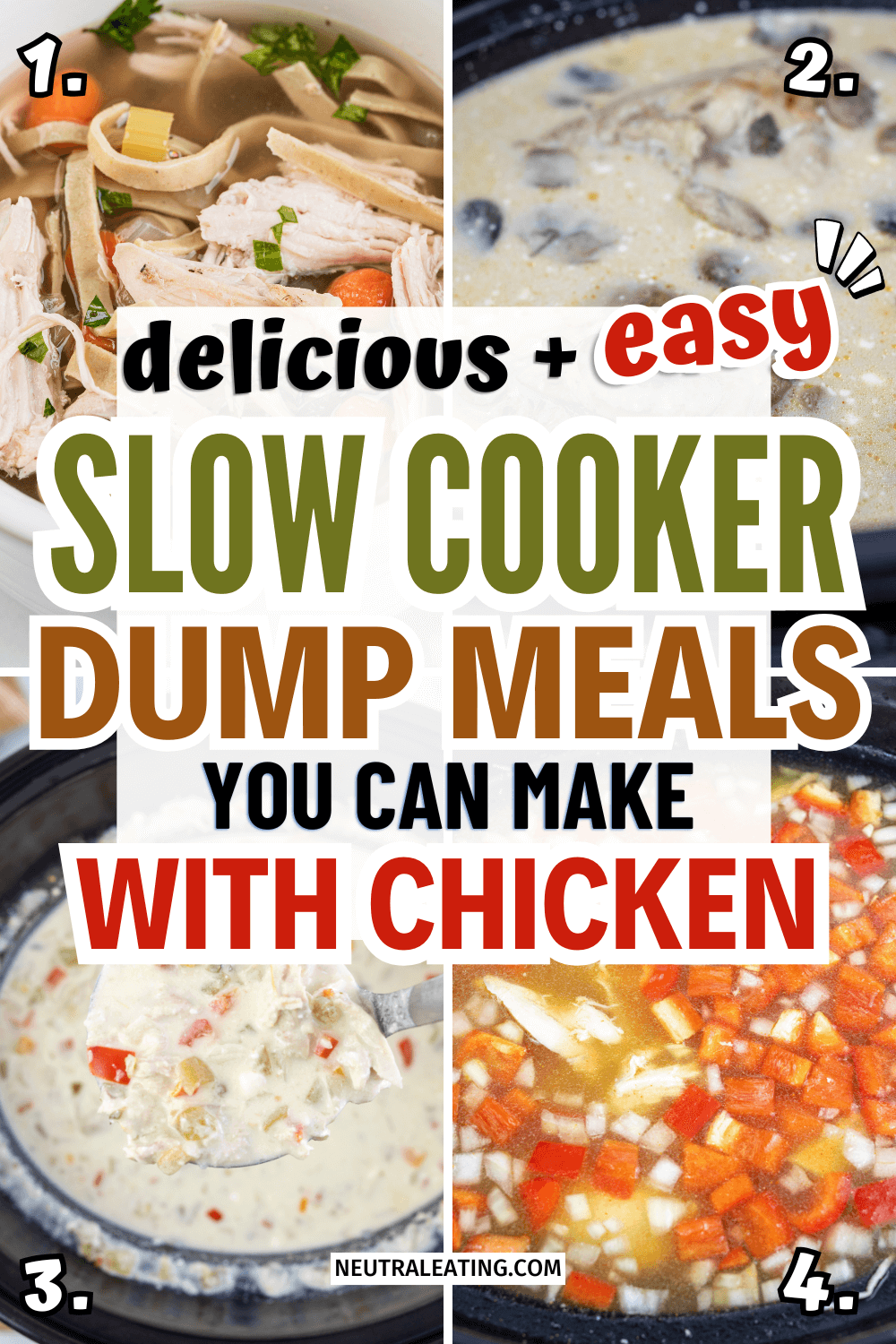 20 Easy Slow Cooker Recipes - Neutral Eating
