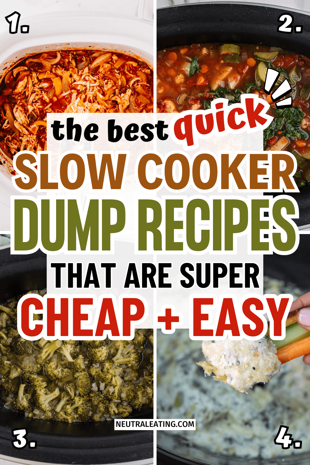 20 Easy Slow Cooker Recipes - Neutral Eating