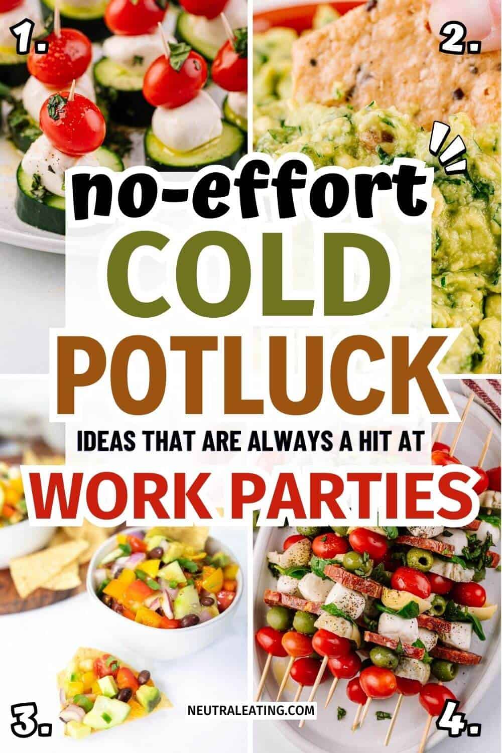 20 Office Potluck Ideas - Neutral Eating