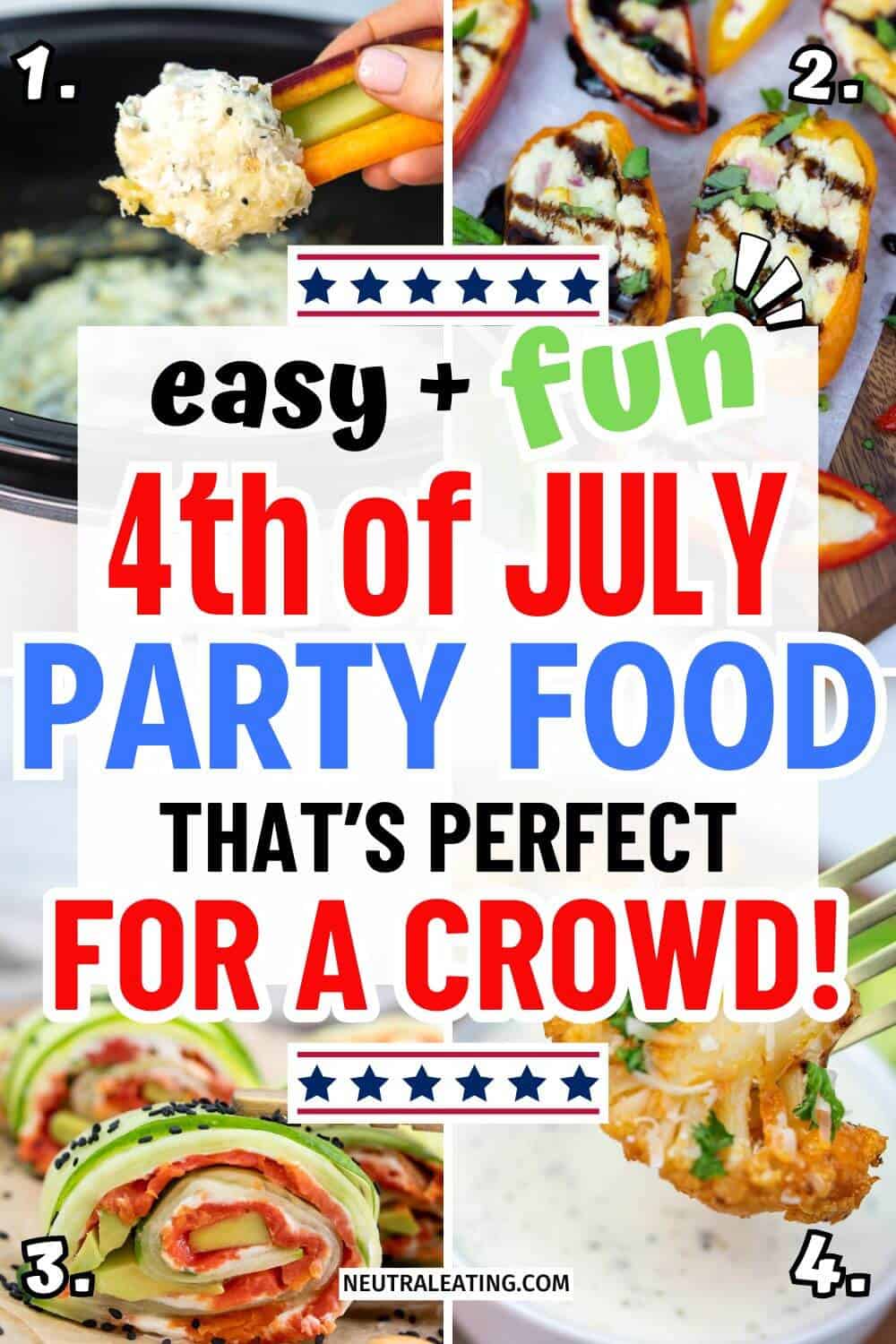 20 4th of July Party Foods - Neutral Eating