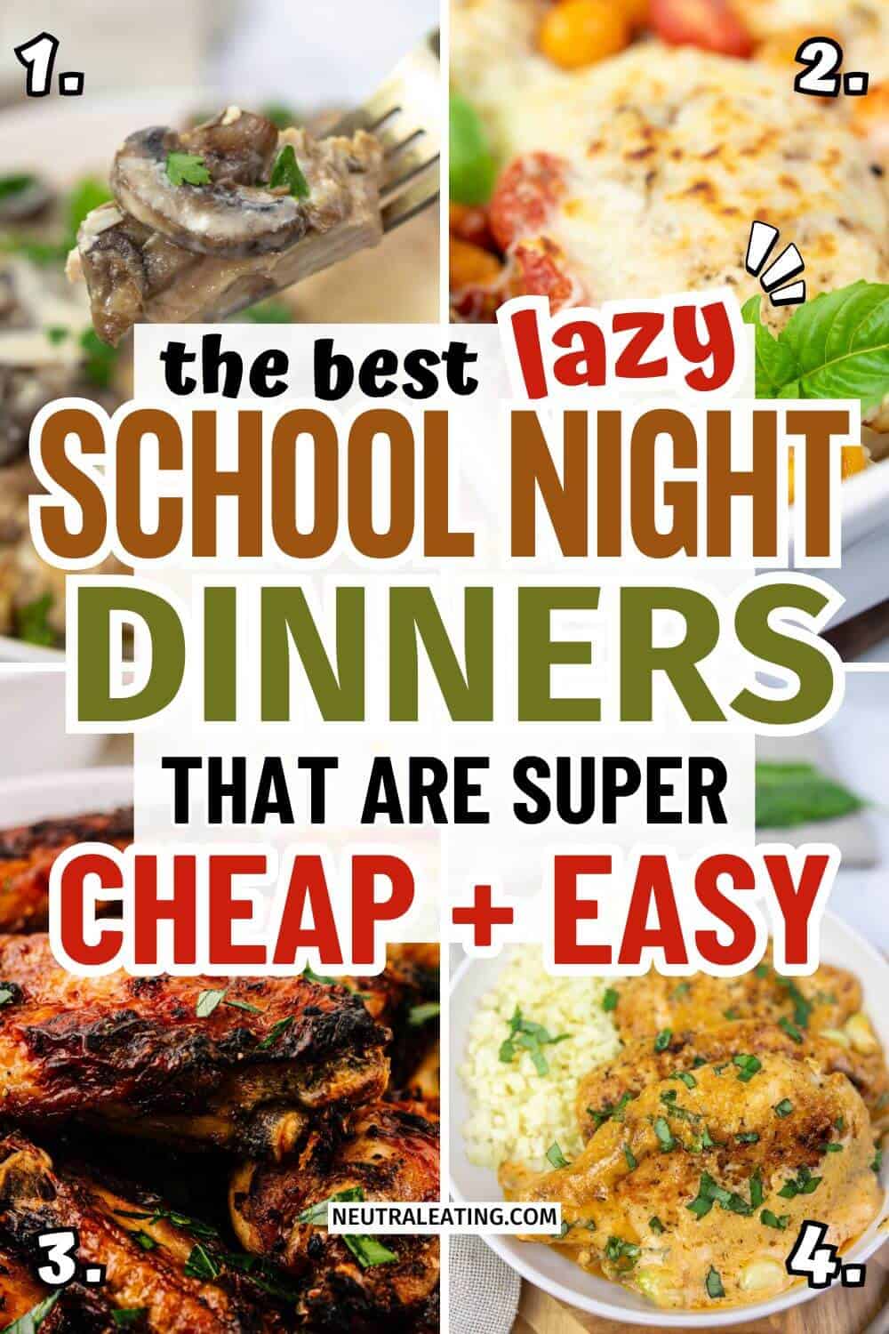 20 Back to School Dinner Ideas - Neutral Eating